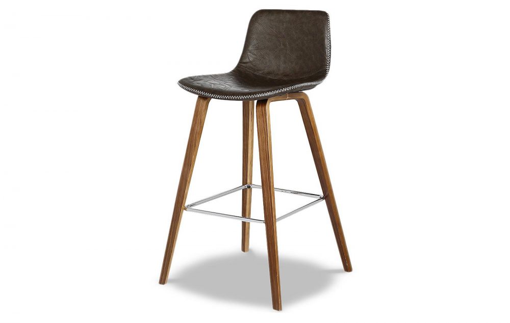 Барный стул ESF JY1733 Y15-03, бежевый/коричневый