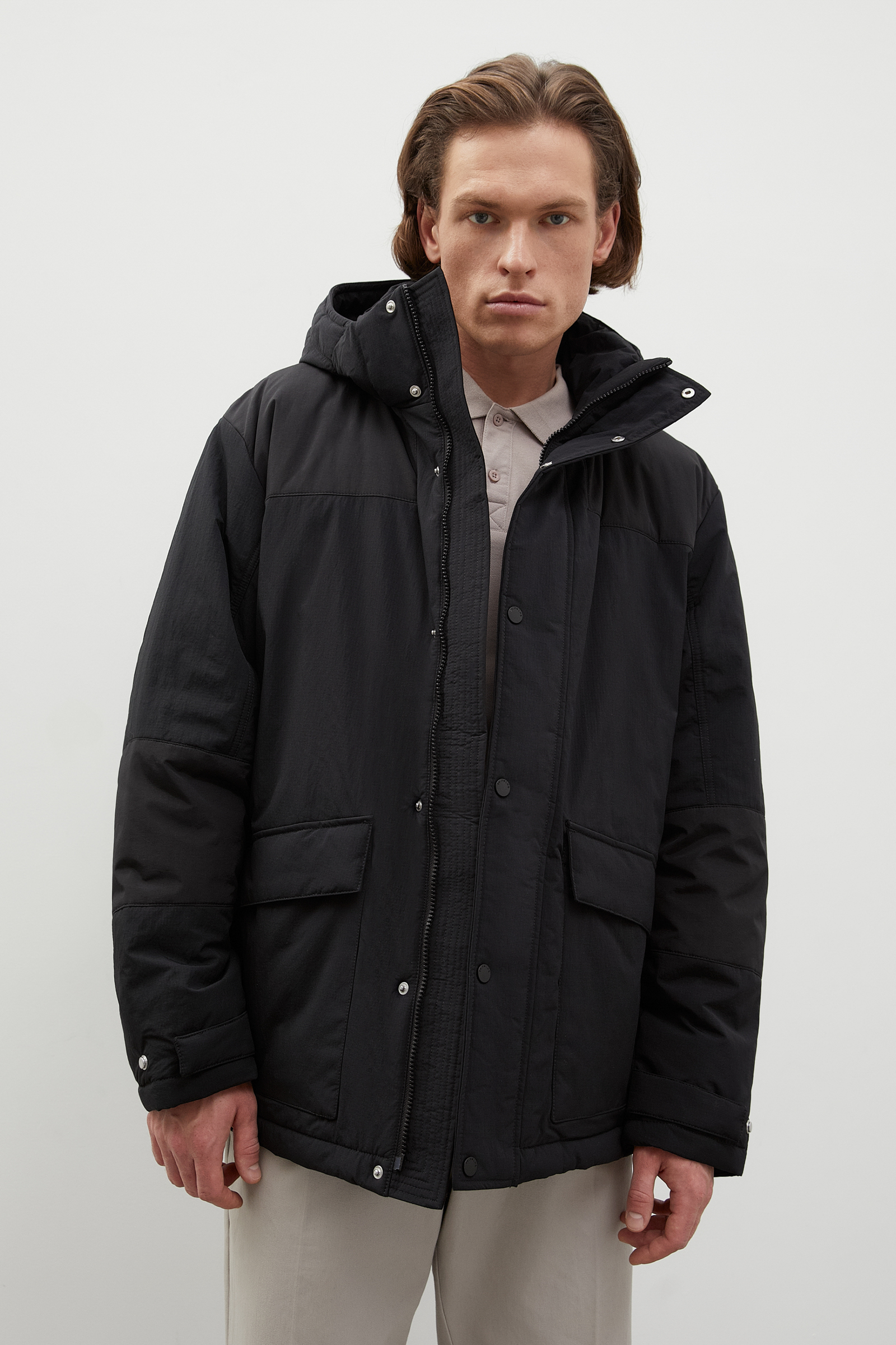 Куртка мужская Finn Flare FWC21044 черная XL