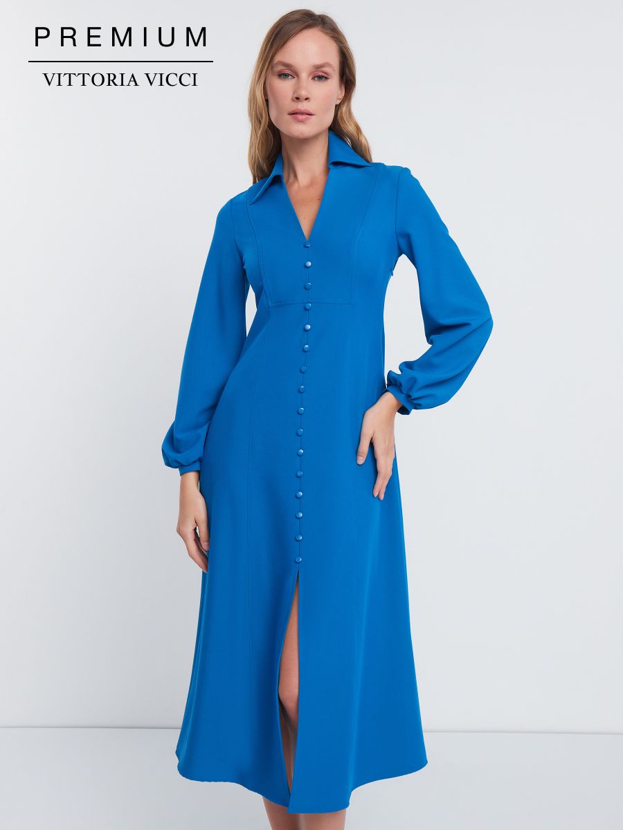 Платье женское Vittoria Vicci Р1-23-2-0-0-52704 синее L
