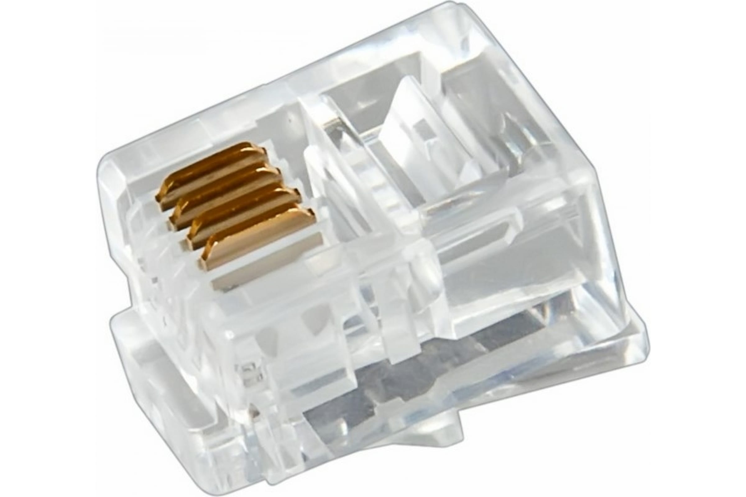 Джек телеф. 6P-4C (уп.100шт) Rexant 05-1012