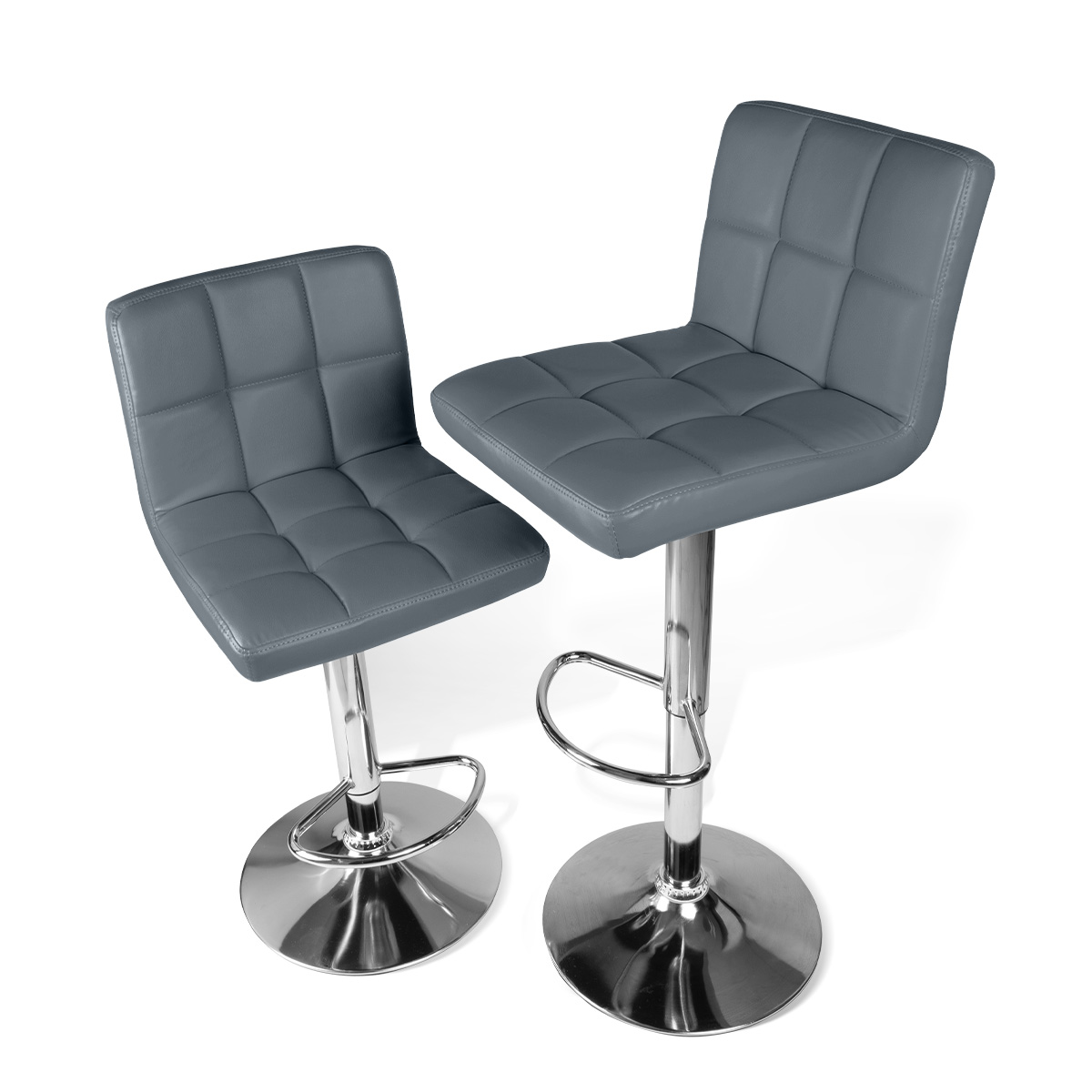 Комплект барных стульев Ergozen Loft 2 шт, серый