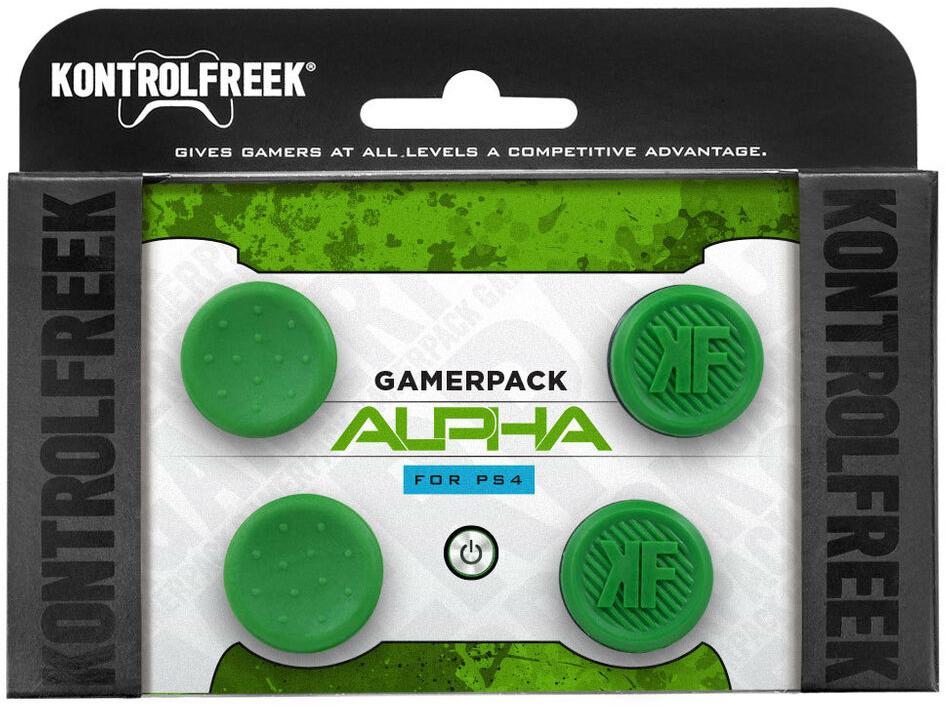 Накладки на стики KontrolFreek GamerPack Alpha Зеленый/Черный (PS4)
