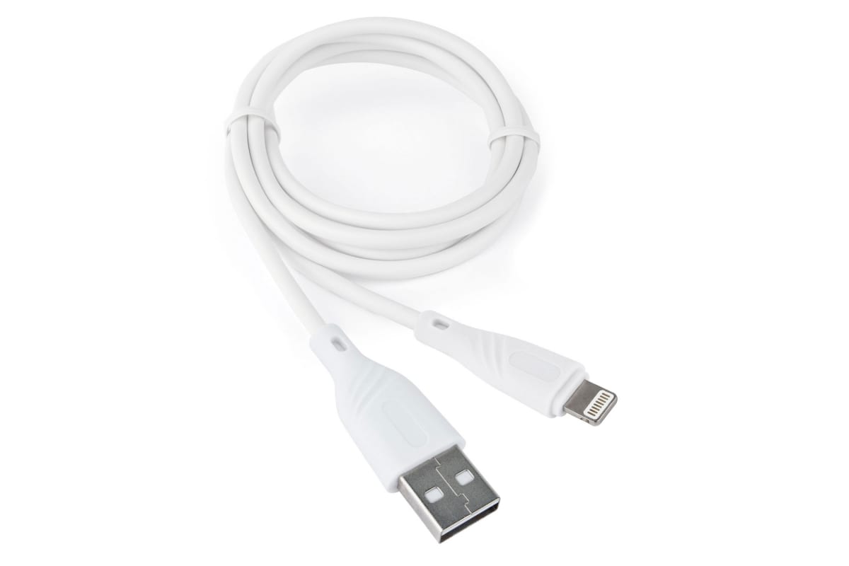 Кабель Cablexpert USB Lightning CCB-USB-AMAPO1-1MW