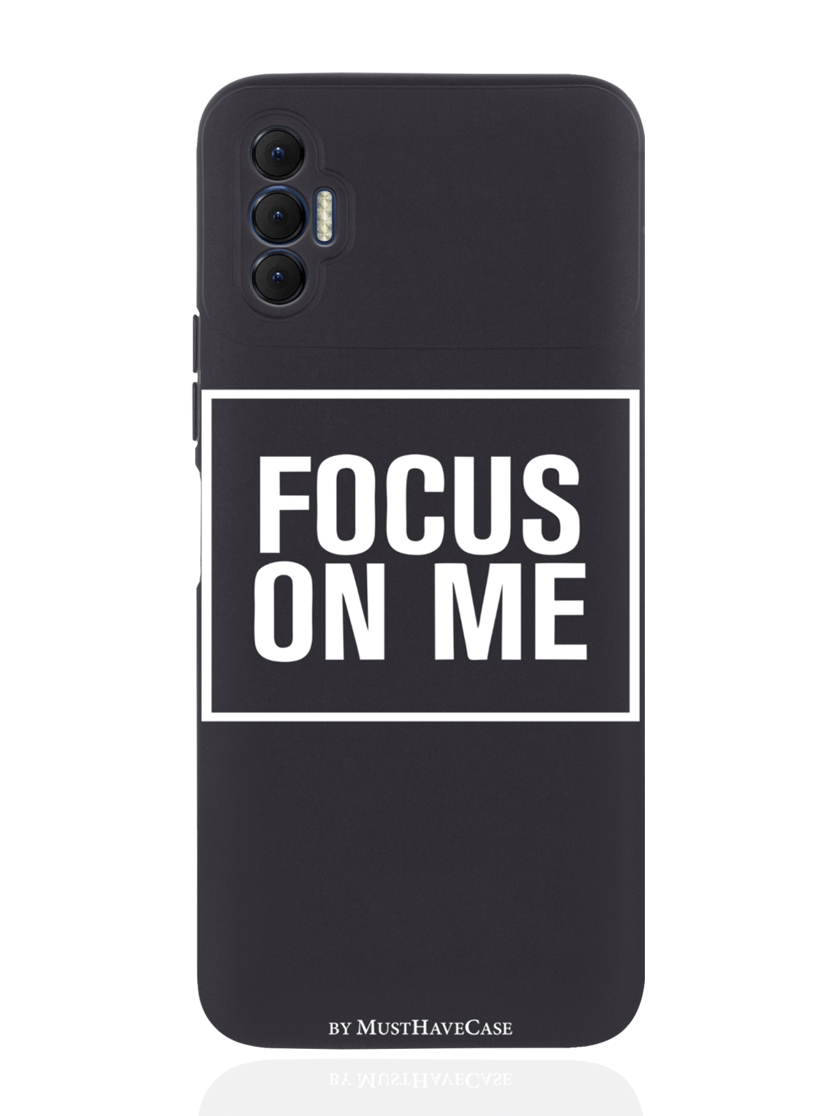 Чехол MustHaveCase для Tecno Spark 8P Focus on me черный