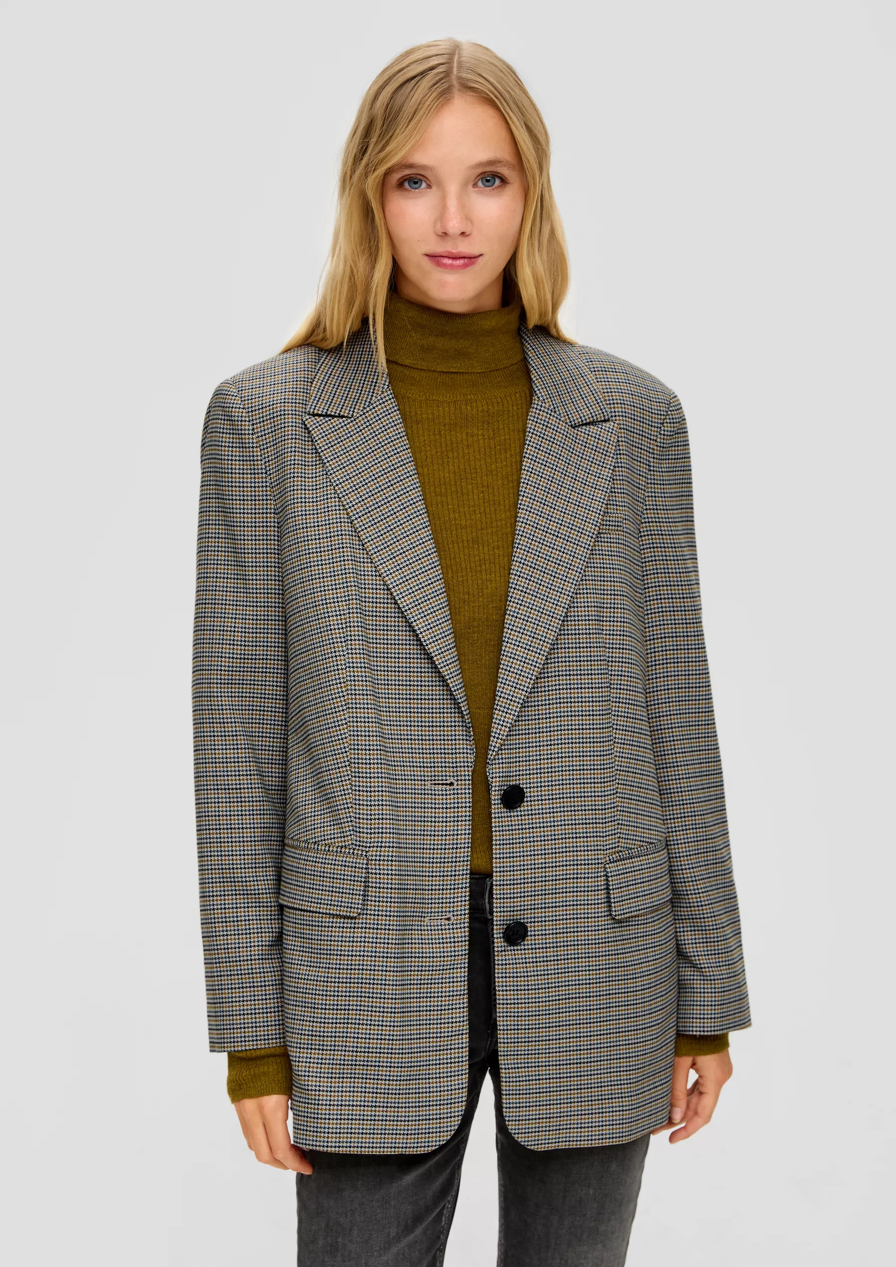 Пиджак женский QS by s.Oliver 2134900/02N0 серый 40 EU