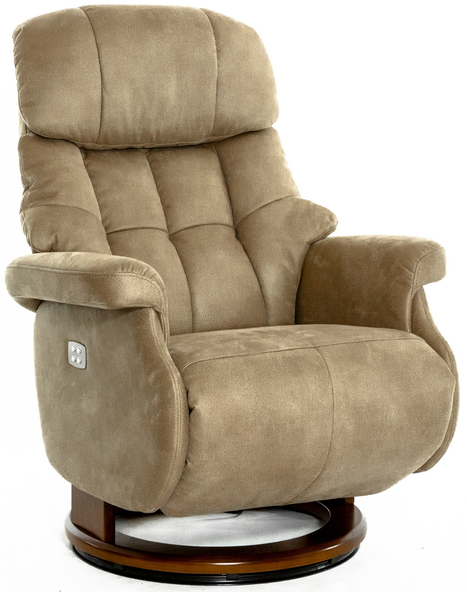 Кресло электрореклайнер Falto Relax Lux Electro S16099RWB - бронзовое (нубук)