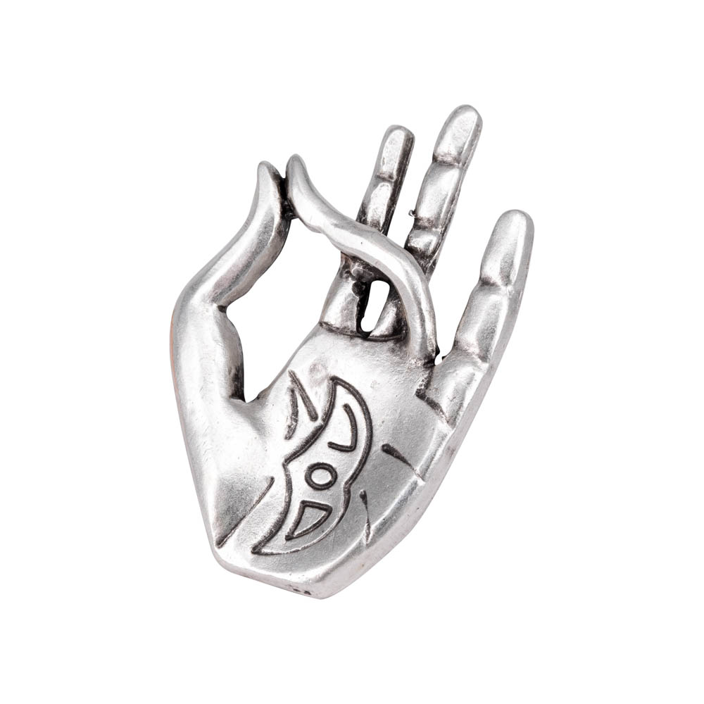 Кольцо женское OTOKODESIGN Ладонь 4-56452 серебристый one size