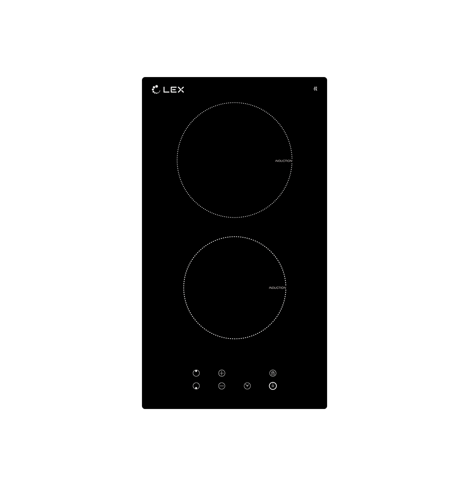 Встраиваемая варочная панель индукционная LEX EVI 320 BL черный