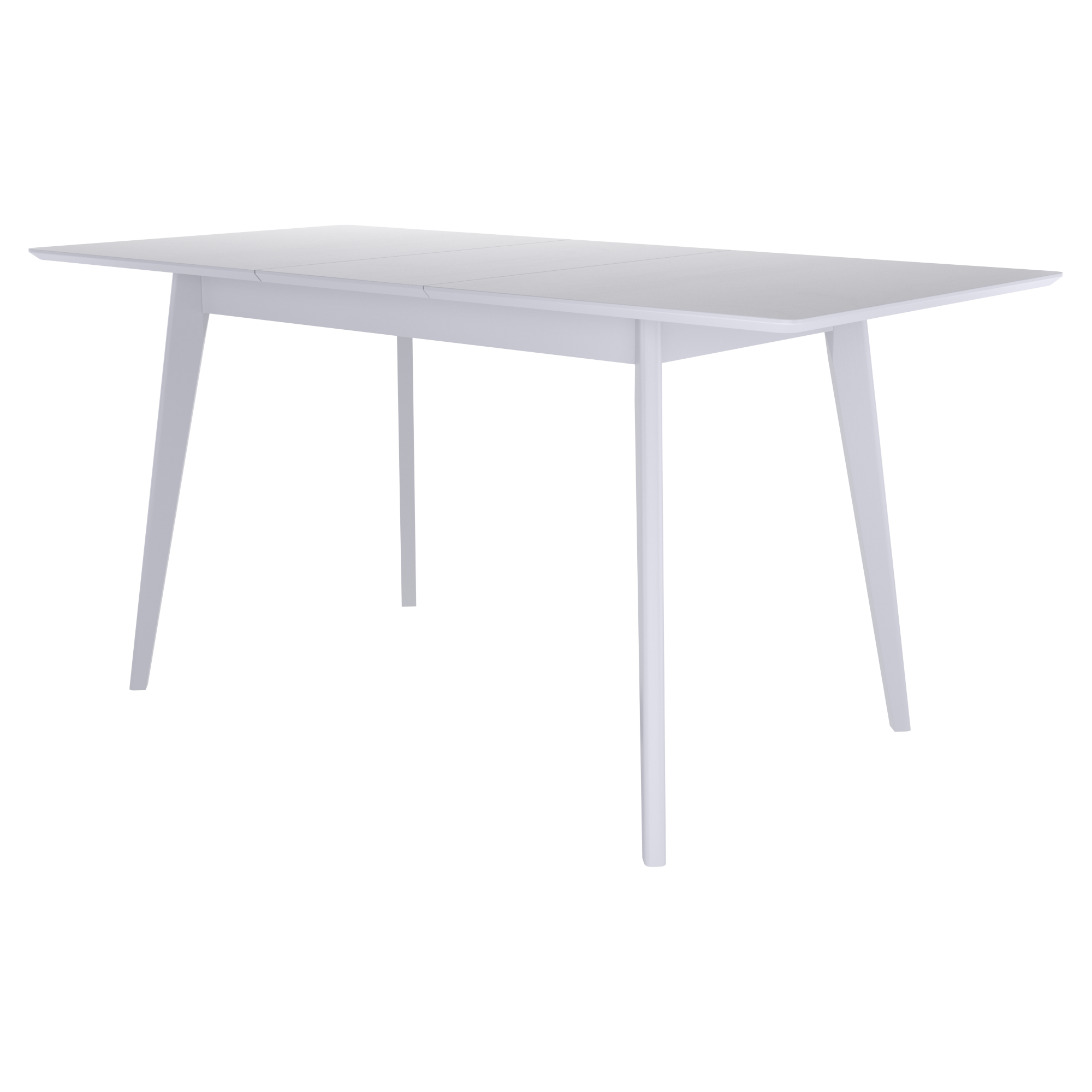 Стол обеденный Daiva casa Пегас classic, (120(+35)*75) см, раздвижной, белая эмаль