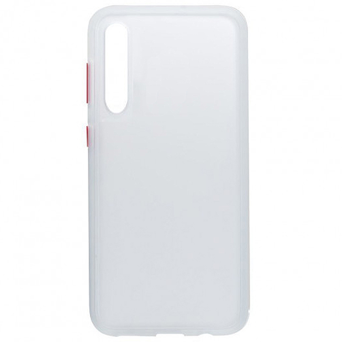 Чехол силиконовый для Xiaomi Redmi Note 8 / Note 8T противоударный Gingle series белый