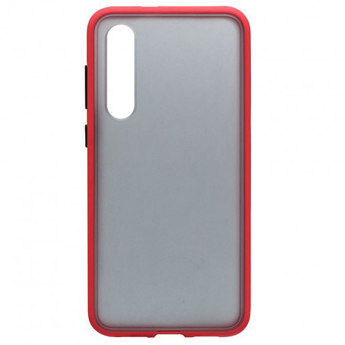 Чехол силиконовый для Xiaomi Redmi Note 8 / Note 8T противоударный Gingle series красный