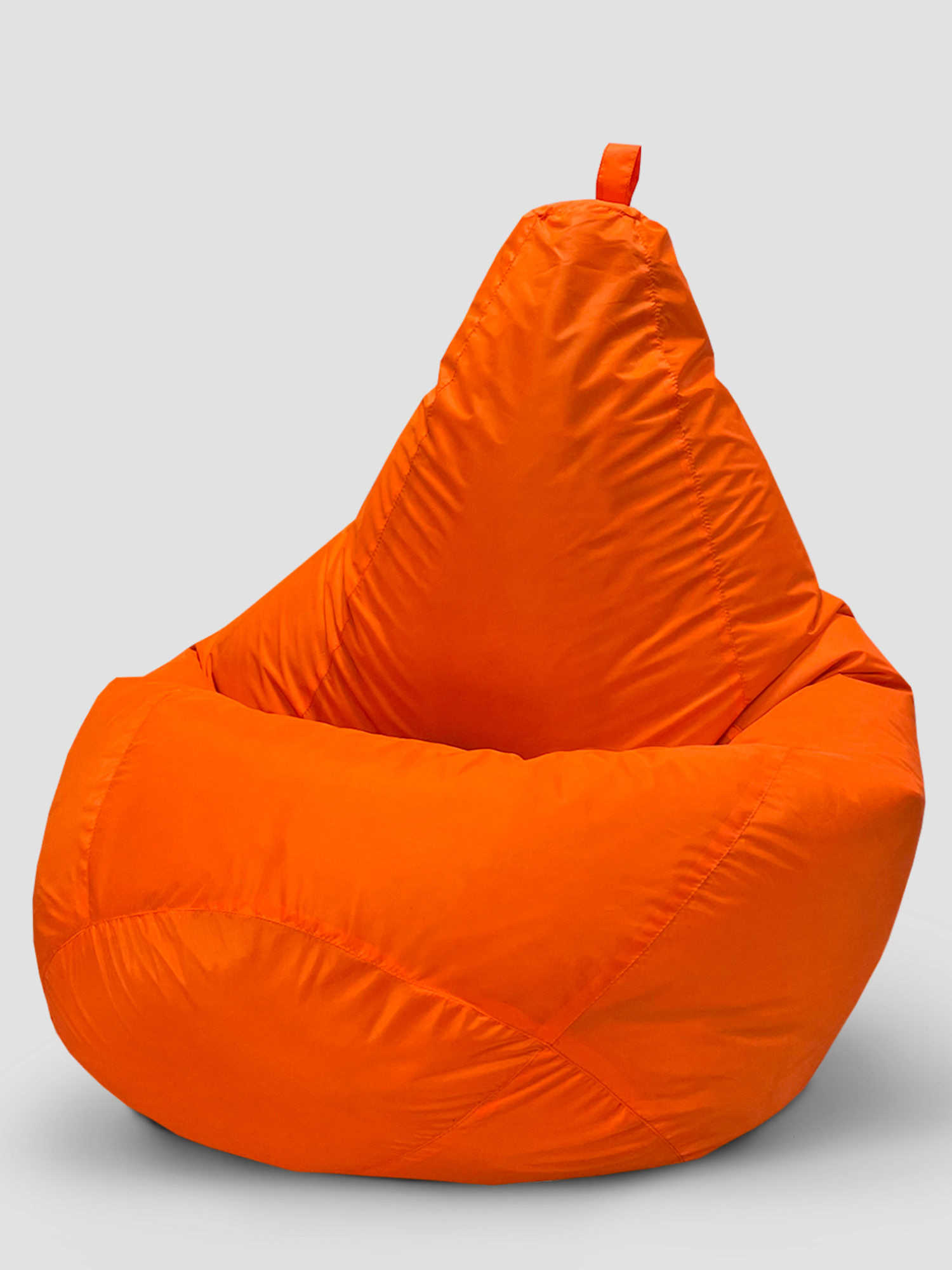 Кресло-мешок ONPUFF пуфик груша, размер XXXXL, оранжевый оксфорд