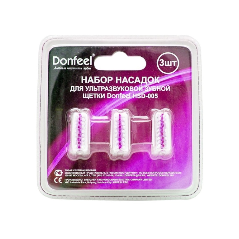 Насадка для электрической зубной щетки Donfeel HSD-005pink