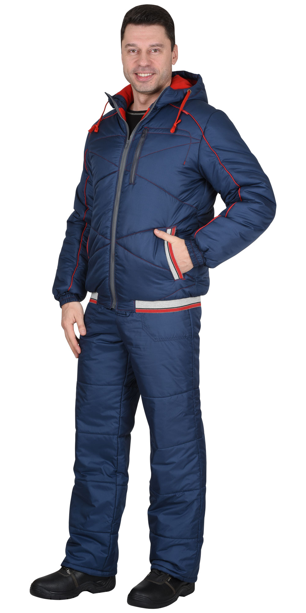 Куртка рабочая мужская СириуС 106673 синяя 52/170-176