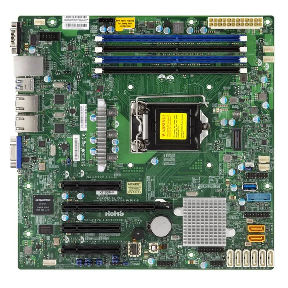 Материнская плата Supermicro X11SSM-F (MBD-X11SSM-F-B)