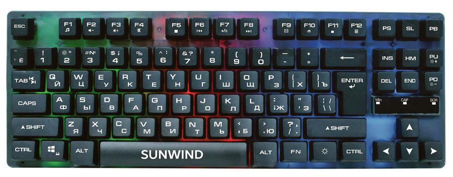 Проводная игровая клавиатура Sunwind SW-K500G Black