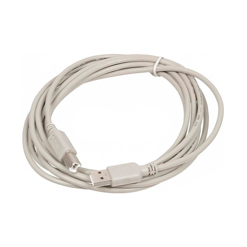 Кабель NoBrand USB A(m)-USB B(m), 3м, Grey
