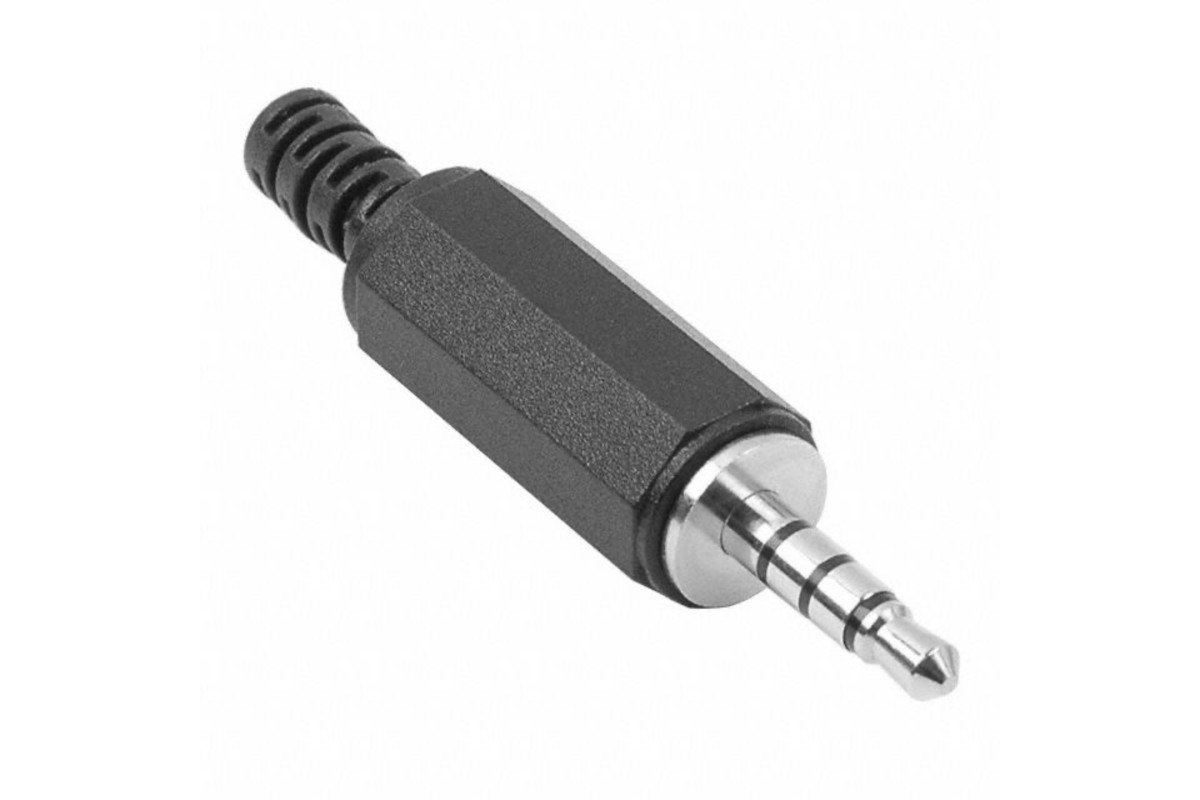 Разъем Mobicent mini-jack 3.5 мм 4-pin (папа)