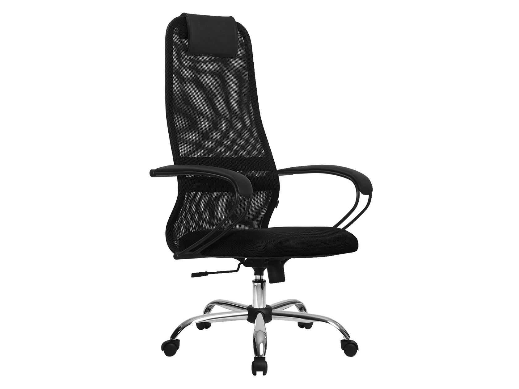 Кресло руководителя Метта SU-B-8/подл.130/осн.003 Черный, ткань / Черный, сетка
