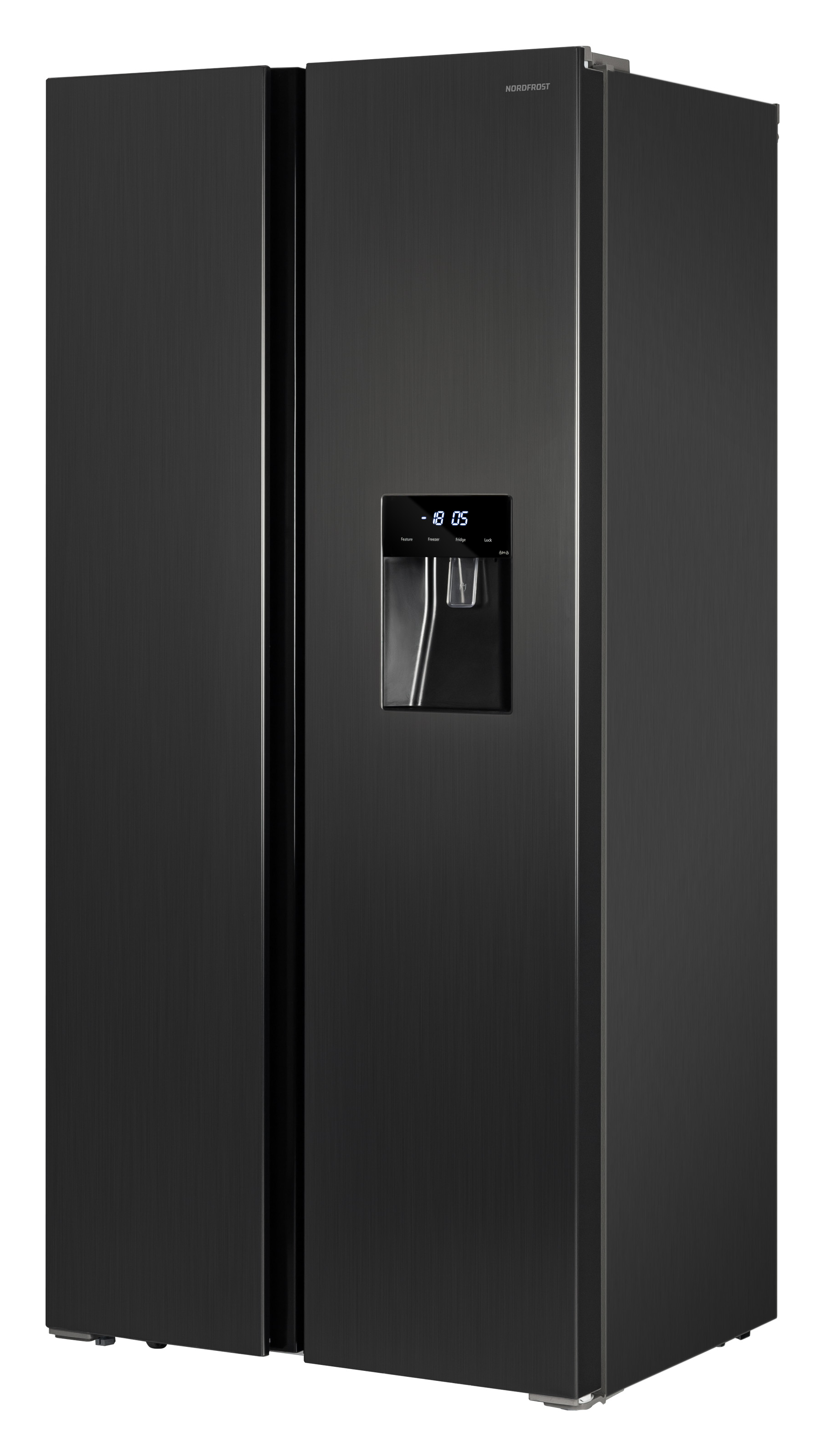 Холодильник NordFrost RFS 484D NFXd серебристый; серый
