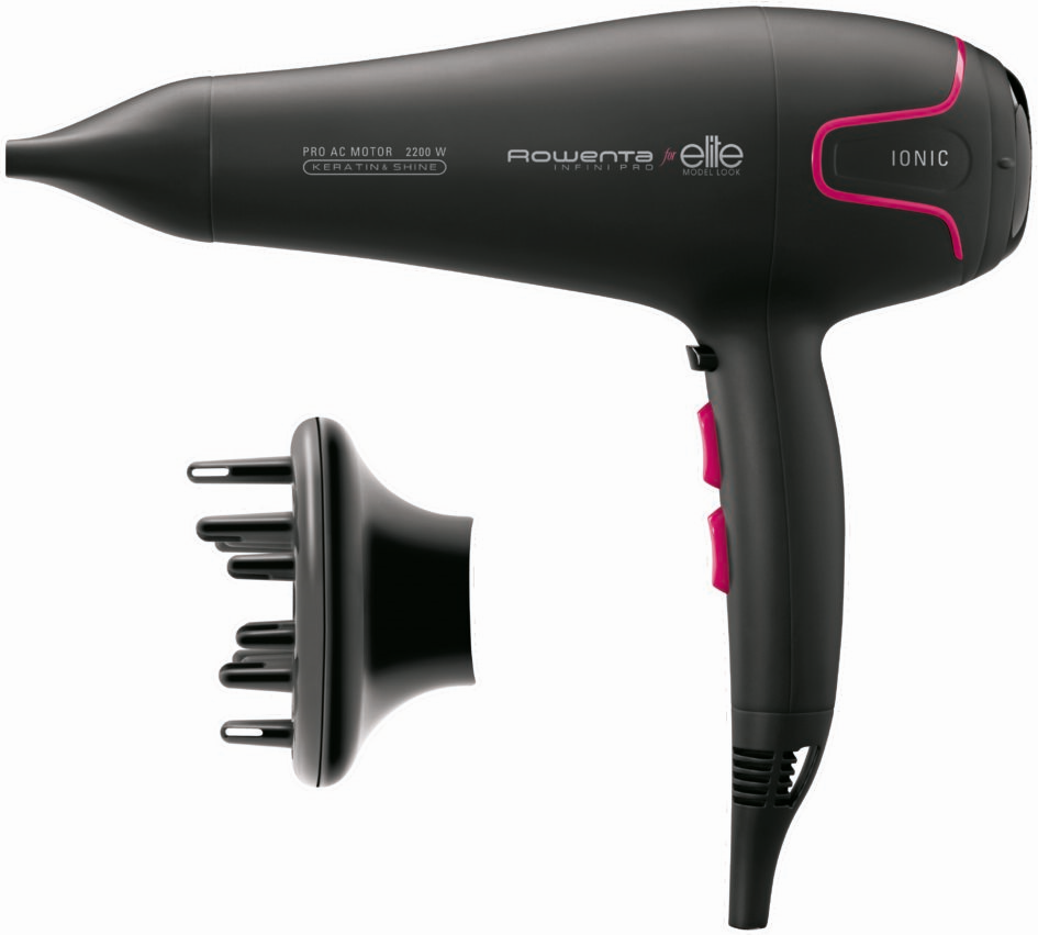 Фен Rowenta CV8722D0 2 200 Вт Black, Pink