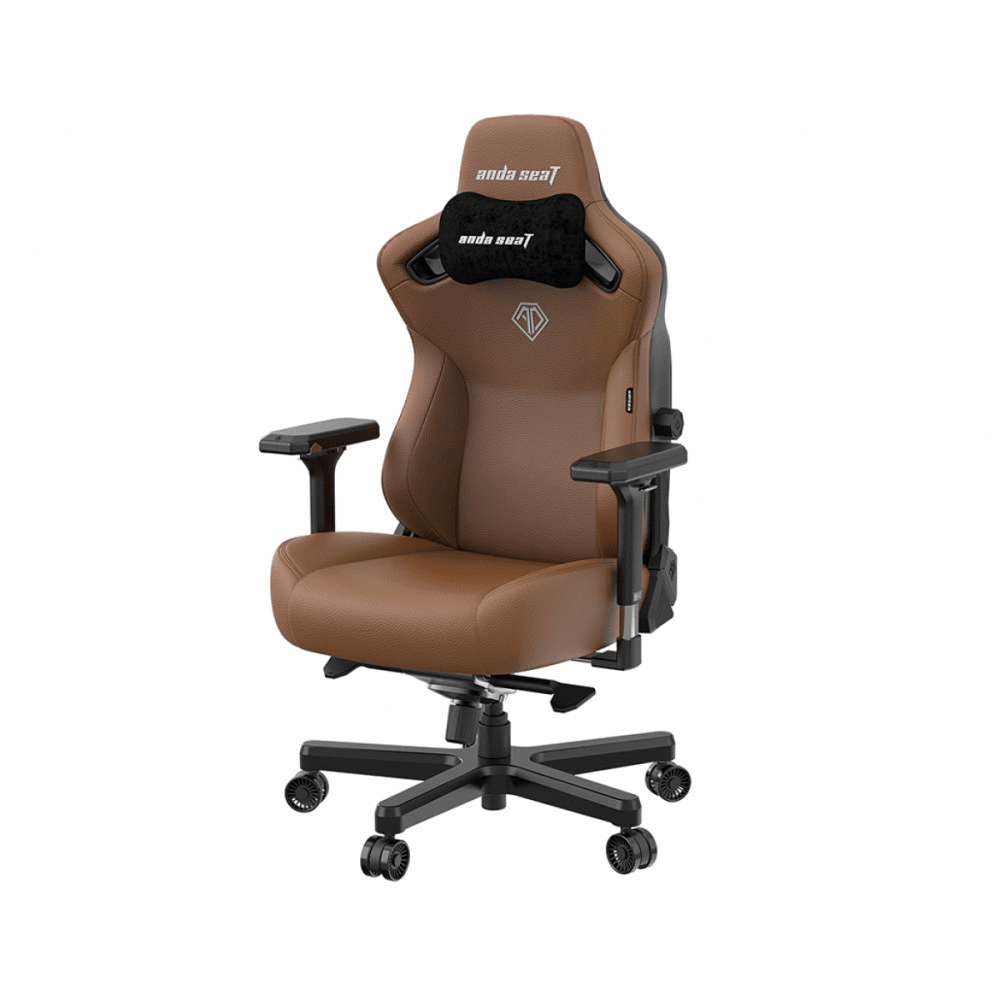 Кресло игровое Anda Seat Kaiser 3, цвет коричневый, размер L (120кг), материал ПВХ (модель