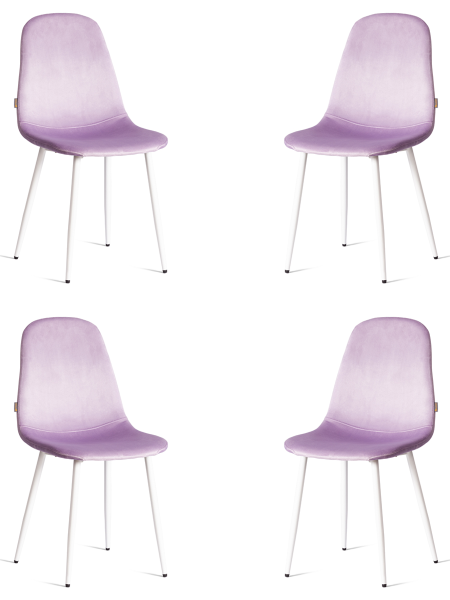 Комплект обеденных стульев TetChair BREEZE (mod. JSC-58), 4 шт, лавандовый/натуральный