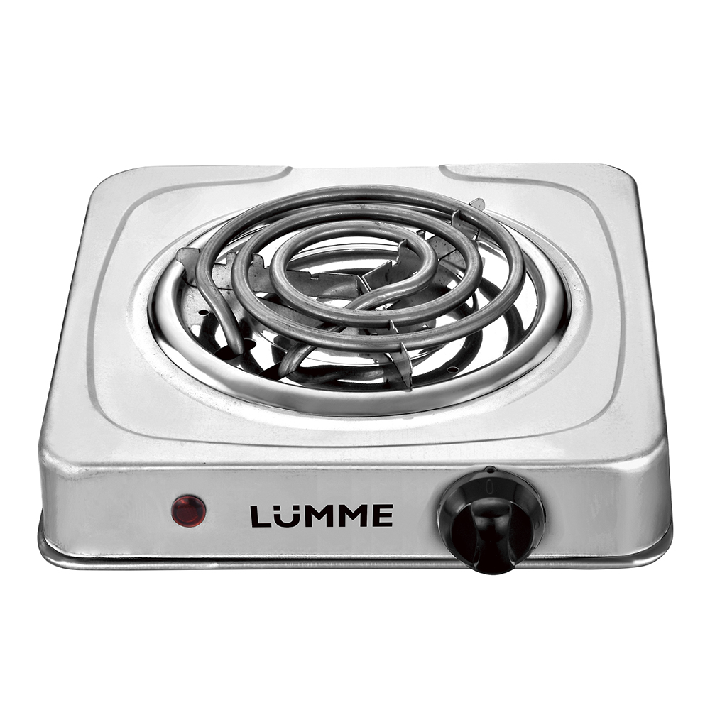 Настольная электрическая плитка LUMME LU-HP3641B серебристая