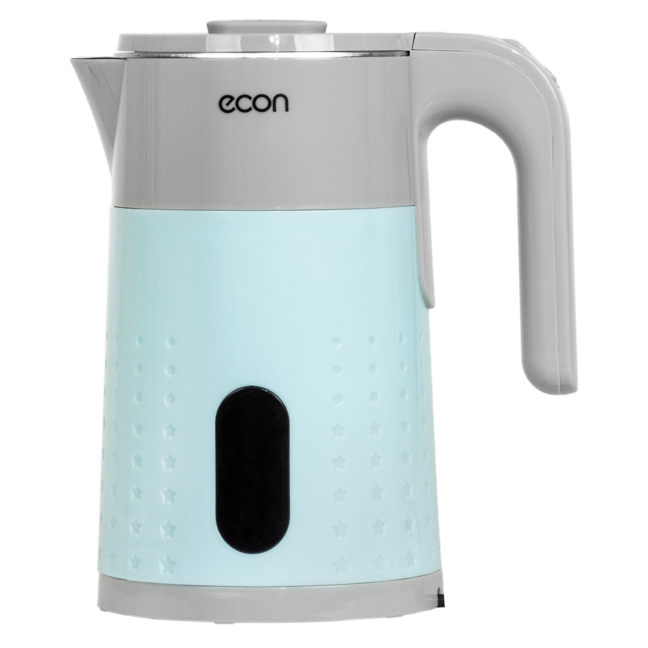 Чайник электрический ECON ECO-1884KE 1.7 л голубой, серый