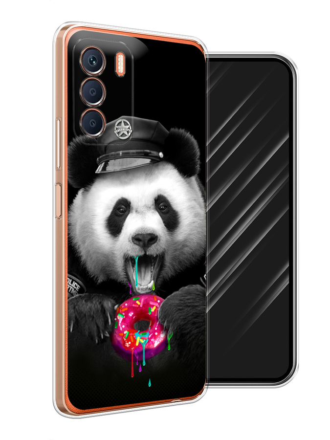 Чехол Awog на Infinix Zero 5G 2023 "Панда police"