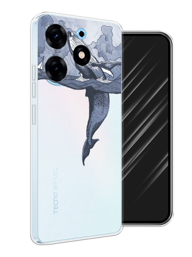 Чехол Awog на Tecno Spark 10 Pro "Два измерения"