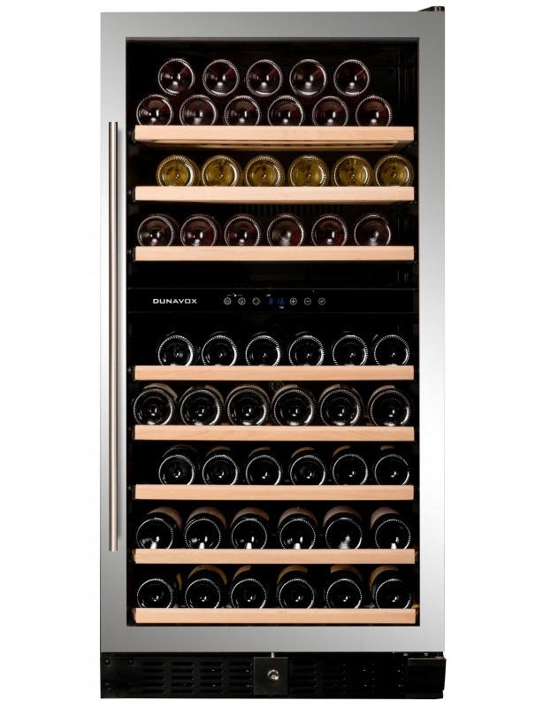 Встраиваемый винный шкаф Dunavox DX-94.270SDSK Black