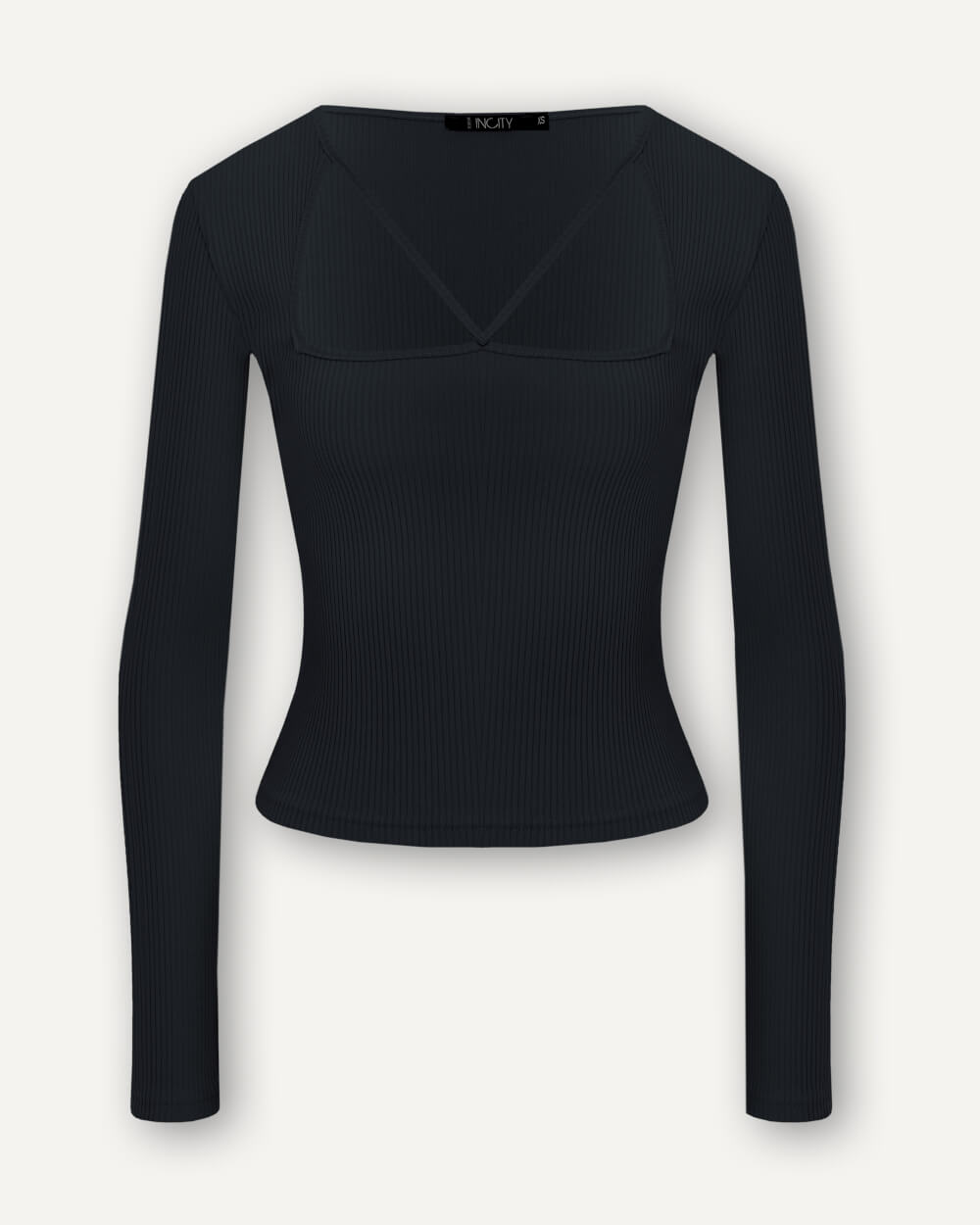 Пуловер женский Incity 1.1.1.23.01.04.02338 черный 2XS