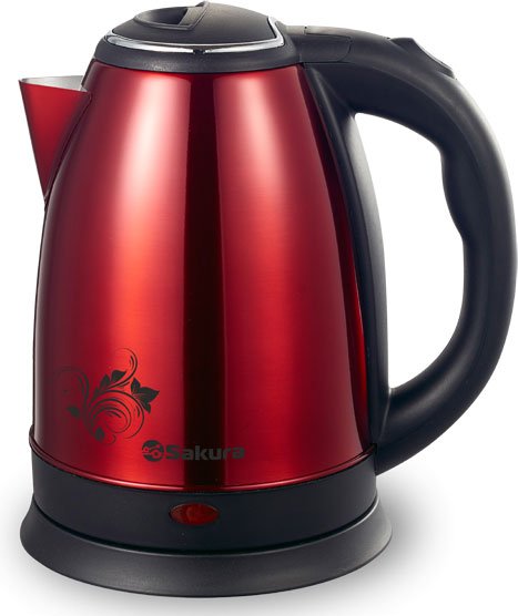 Чайник электрический SAKURA SA-2134BR 1.8 л Red, Black