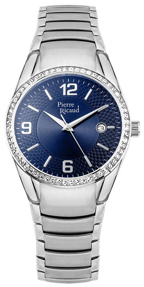 Наручные часы женские Pierre Ricaud P21032.5155QZ серебристые