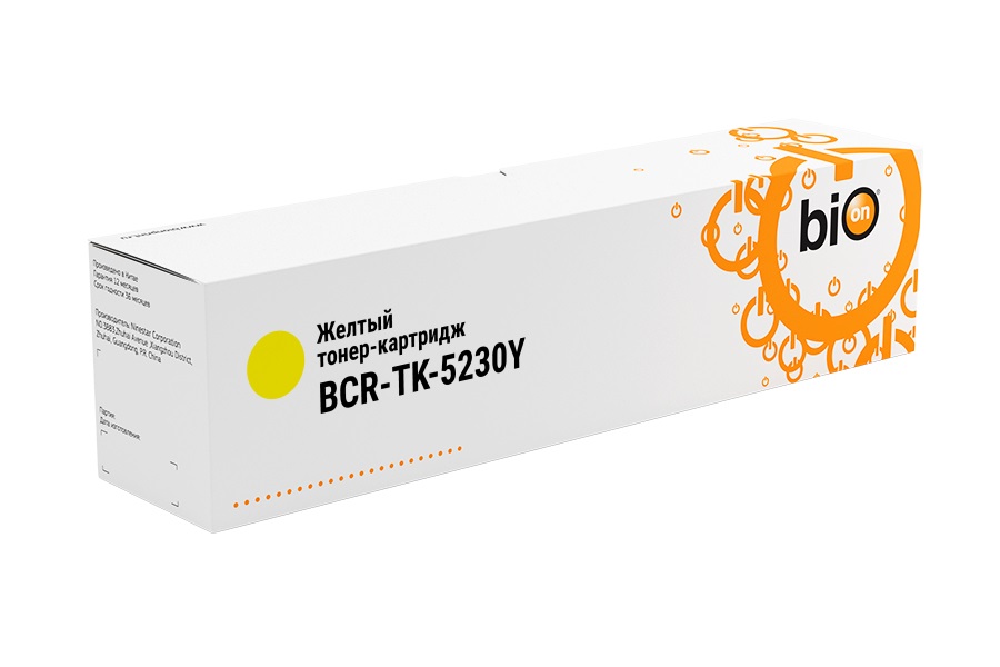 Картридж Bion BCR-TK-5230Y Yellow для Kyocera P5021cdn/M5521cdn 1816375