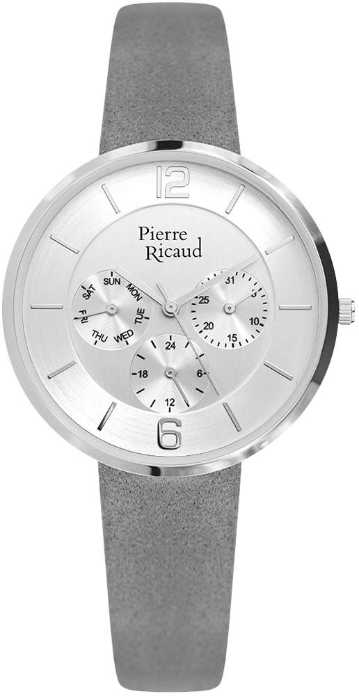 Наручные часы женские Pierre Ricaud P22023.5G53QF серые