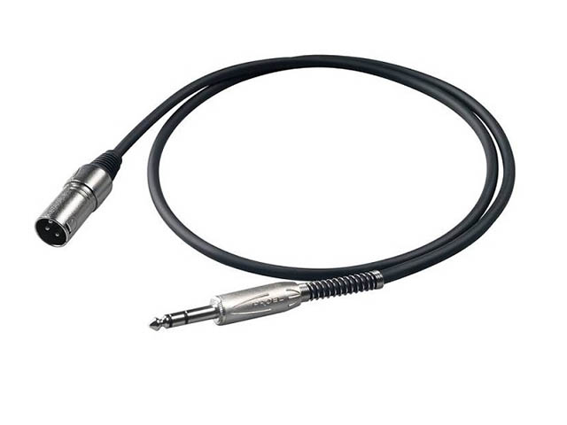 Шнур Proel 6.3mm Jack - XLR 0.5m BULK230LU05