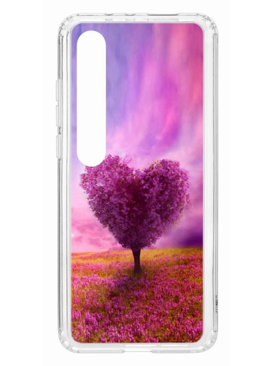 Чехол на Xiaomi Mi 10 Kruche Print Pink heart