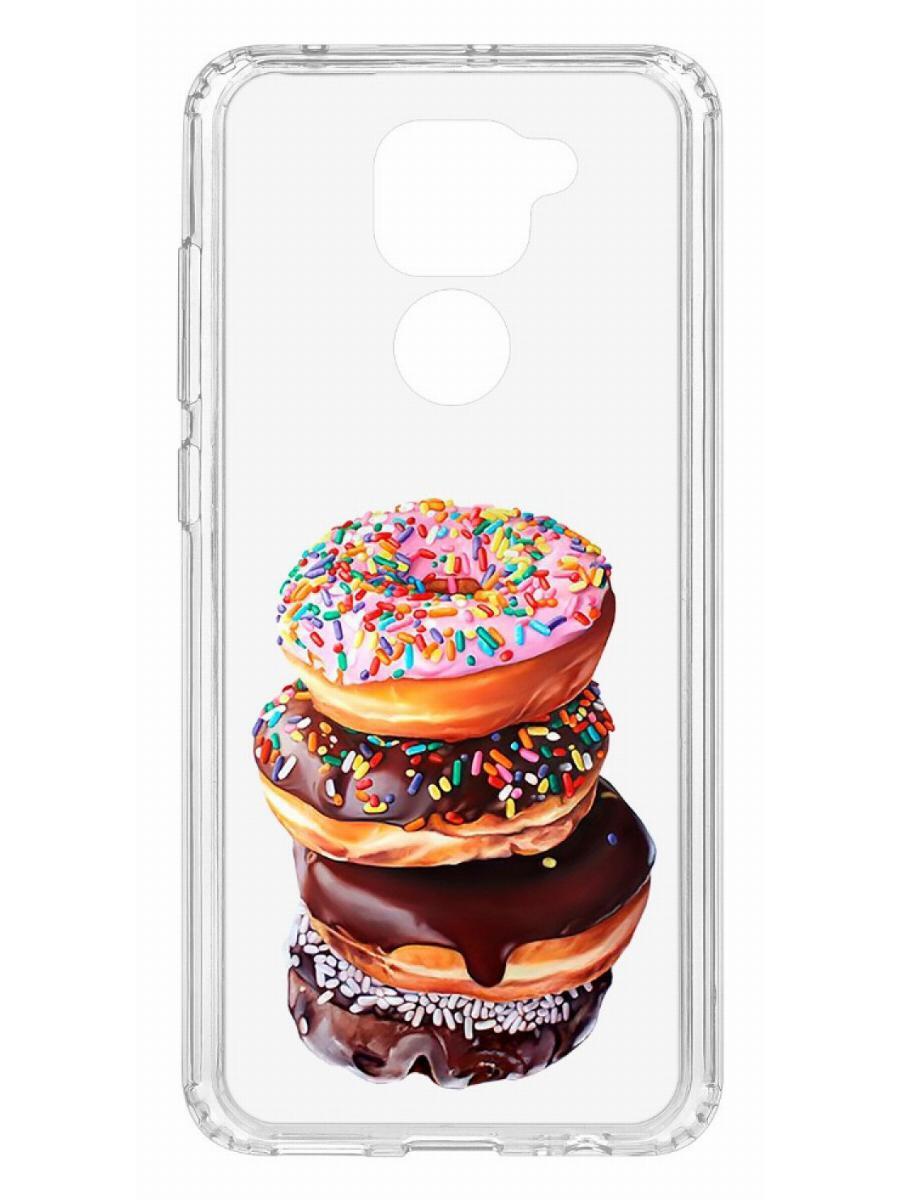 Чехол на Xiaomi Redmi Note 9 Kruche Print Donuts