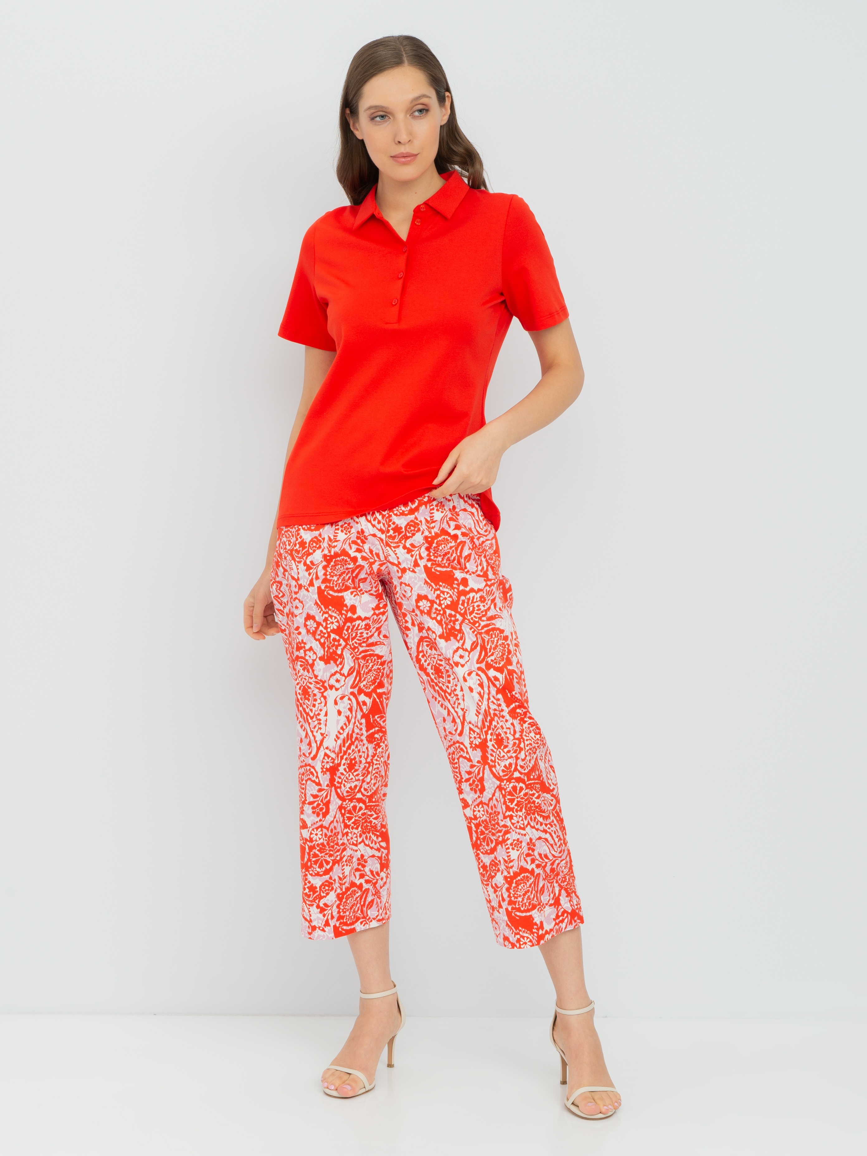 Футболка женская Gerry Weber 977017-44013-60699 красная 40