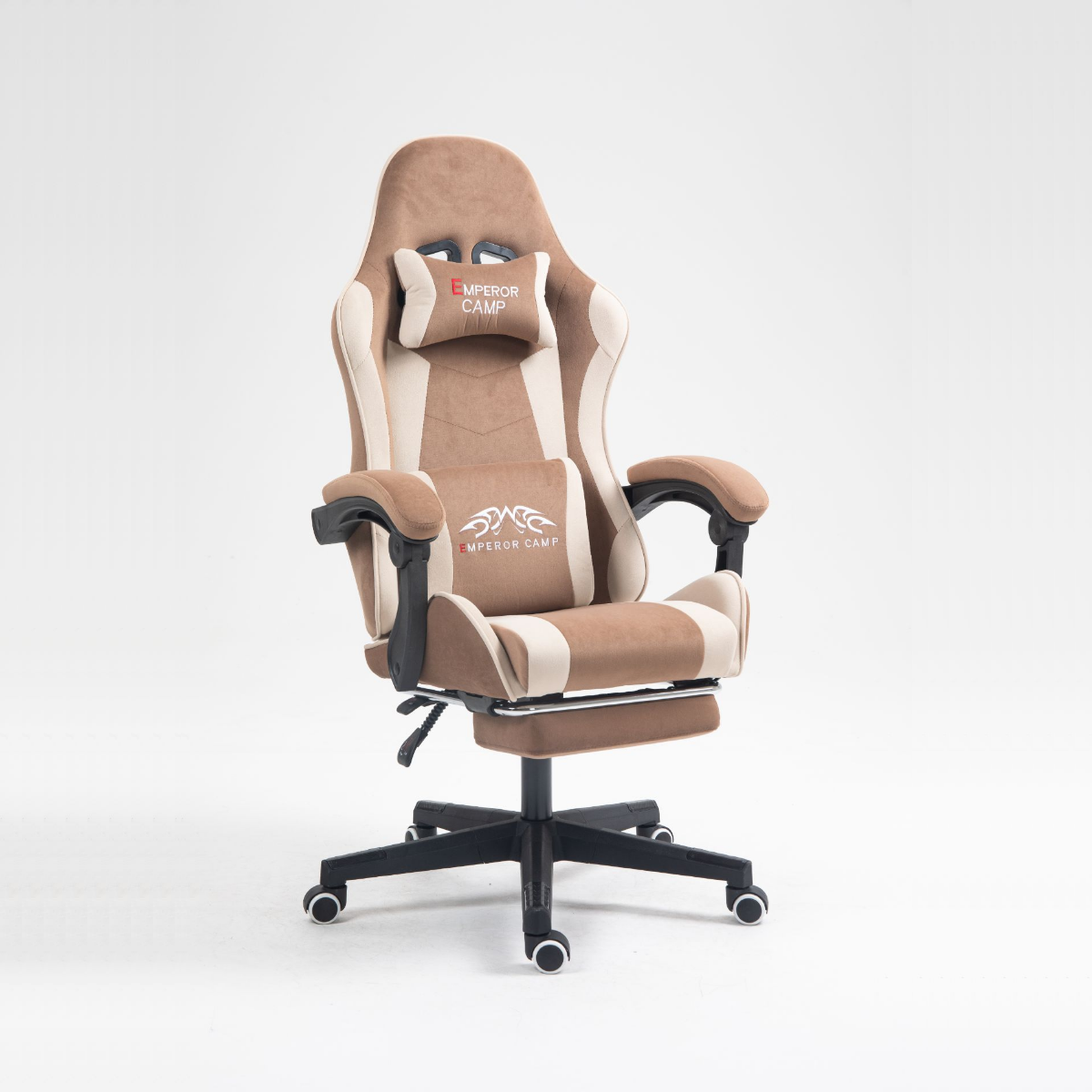 Игровое компьютерное кресло Emperor Camp EC-01 коричневое без подножки