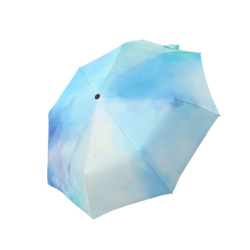 Зонт женский WASABI TREND ZONT-0005 голубой