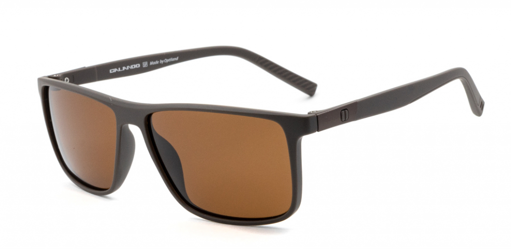 Солнцезащитные очки мужские CALANDO PL511 коричневые