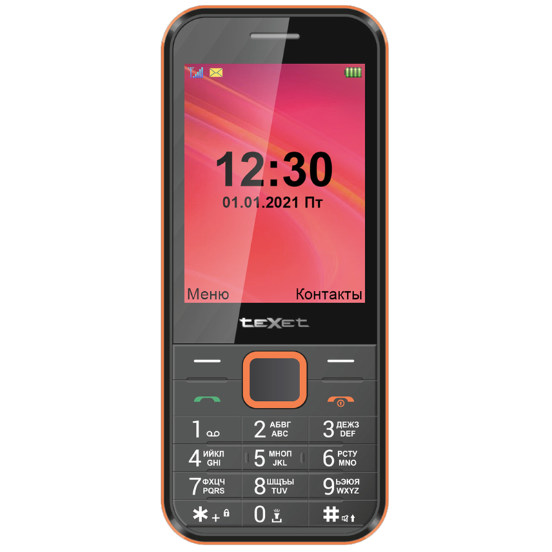 Мобильный телефон teXet TM-302 Bl/R
