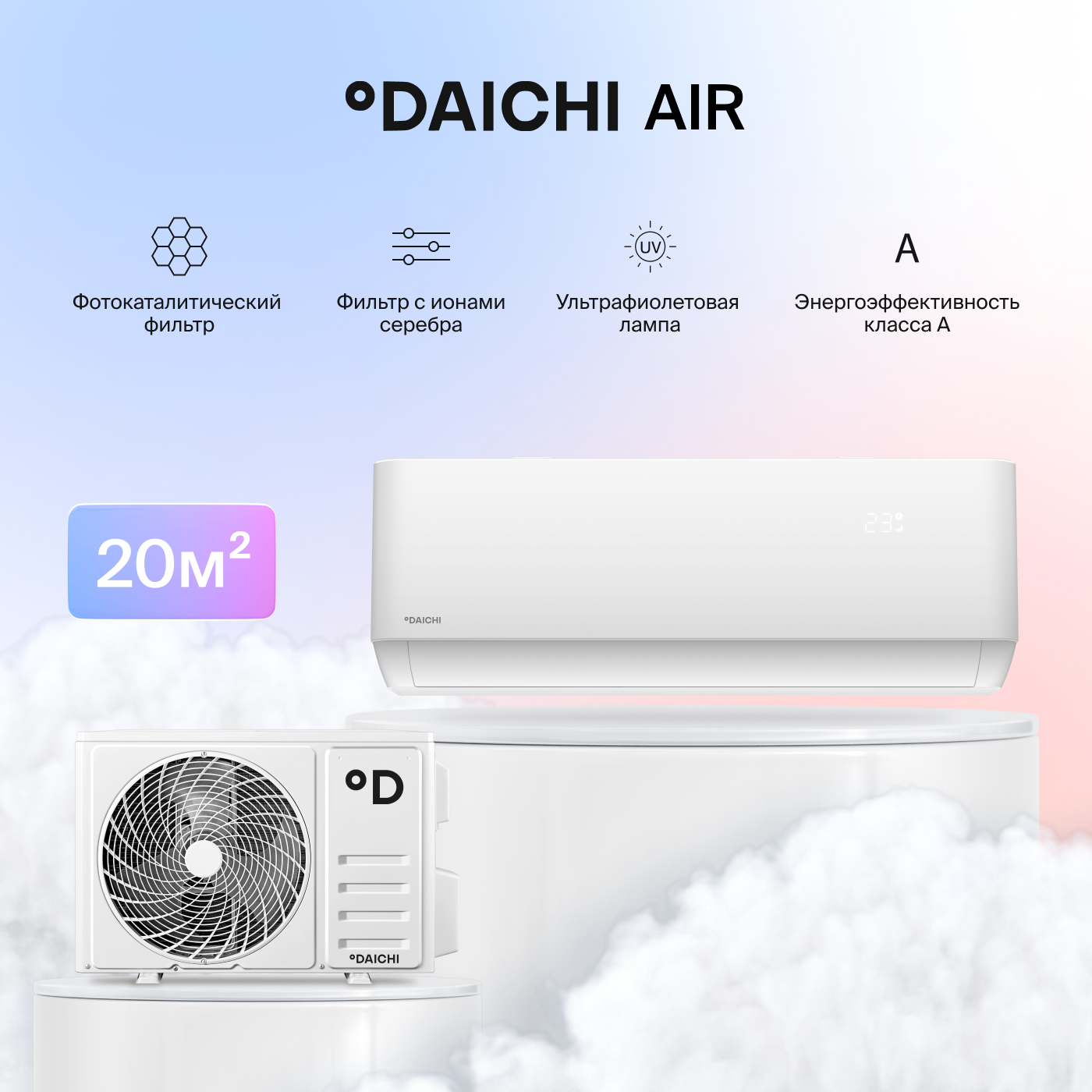 Сплит-система Daichi AIR20AVQ1/AIR20FV1