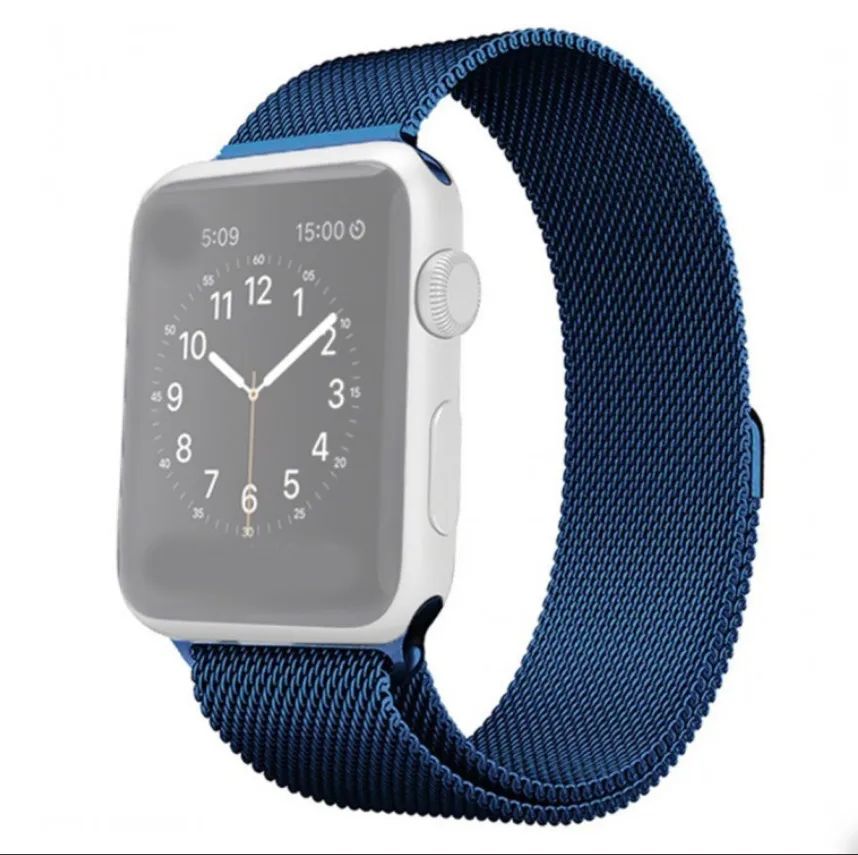 Ремешок для часов KUPLACE Apple Watch миланская петля 38/40 мм синий