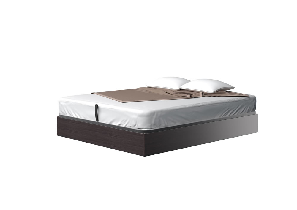 Кровать Дримлайн с п/м бук-серый 150х195
