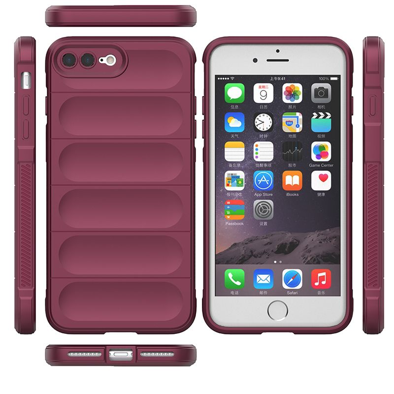 Чехол Flexible Case для iPhone 7 Plus / 8 Plus бордовый