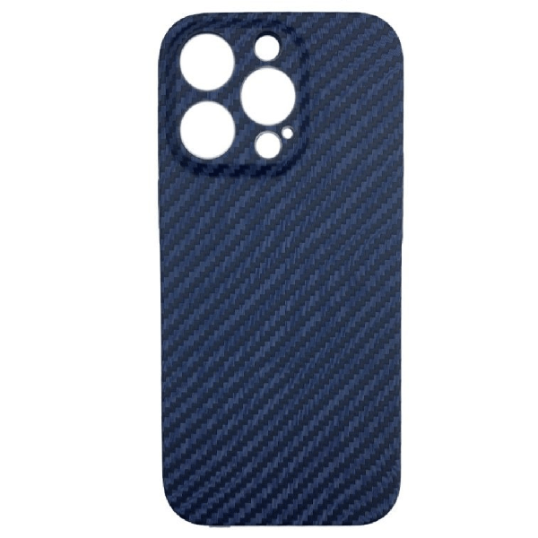 Чехол Iphone 13 Pro Luxo Carbon Matte, синий